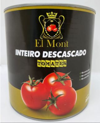 TOMATE PELADO INTEIRO EL MONT 2.5KG (LT) - Monte Carlo Alimentos